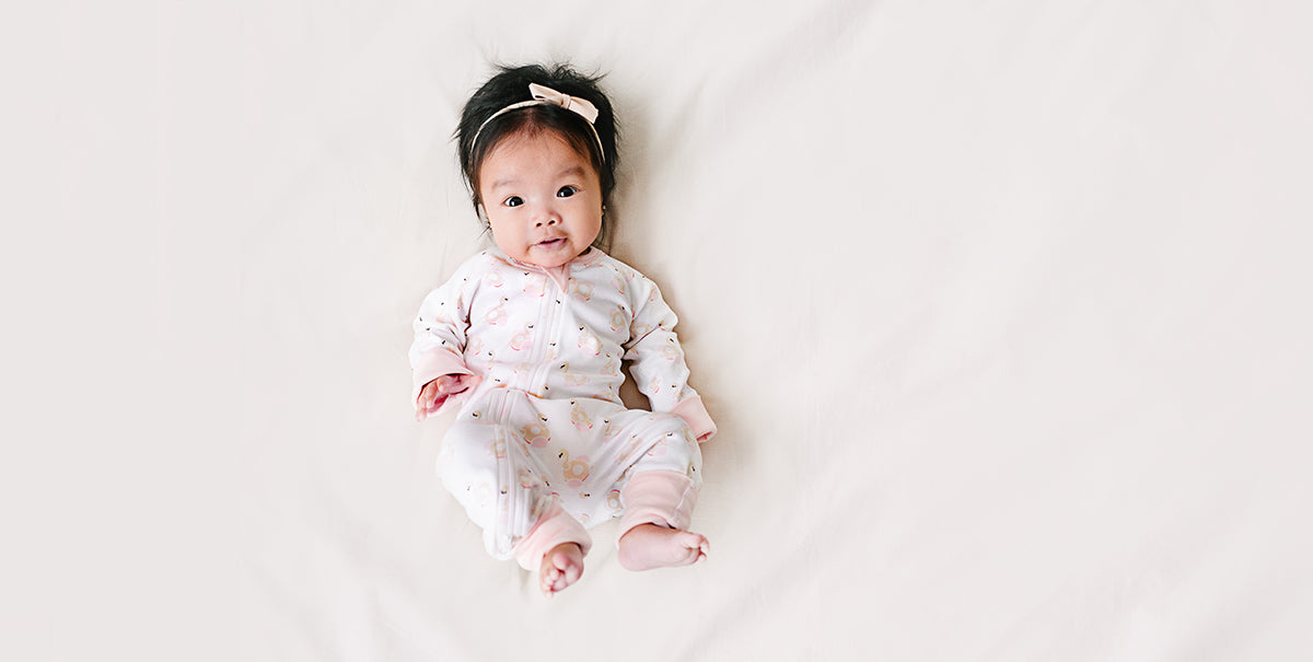 HAPPY JAMMY | Organic Baby Sleepers : Sapling Child